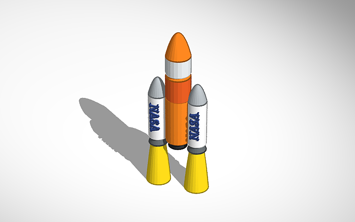 3D design Nasa Space Rocket | Tinkercad