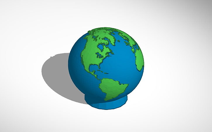 3D design EARTH - Tinkercad