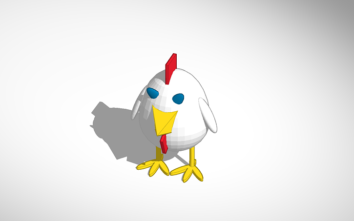 3D design Chicken - Tinkercad