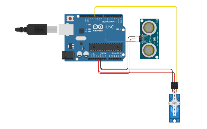 Tutorial Arduino 10 Sensor Jarak Lcd Dan Servo Youtub
