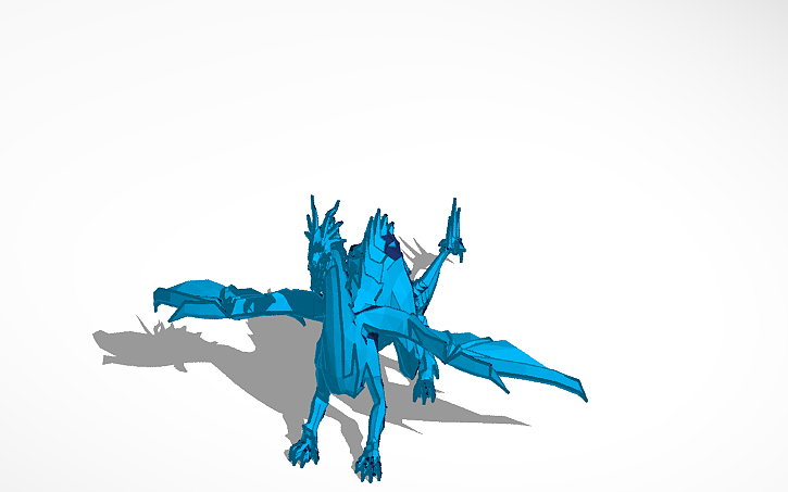 3D design dragons - Tinkercad