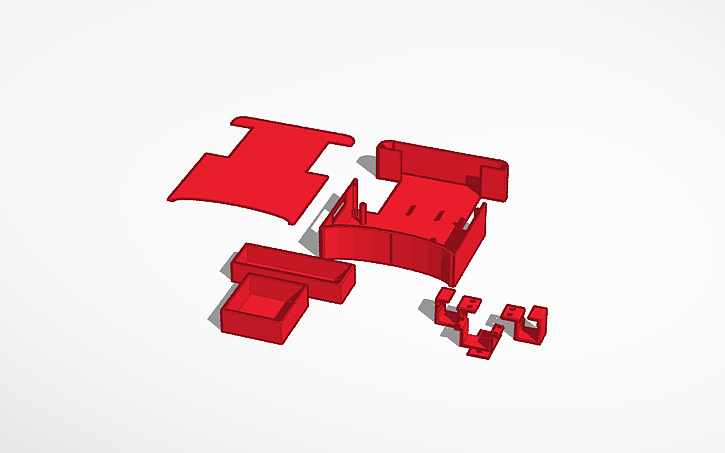 3D design robot futbolista 1.3 - Tinkercad