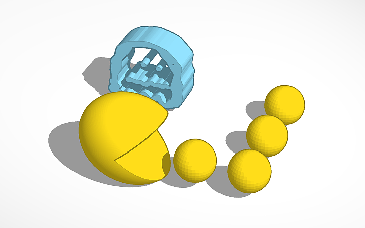 3D design Pacman Board | Tinkercad