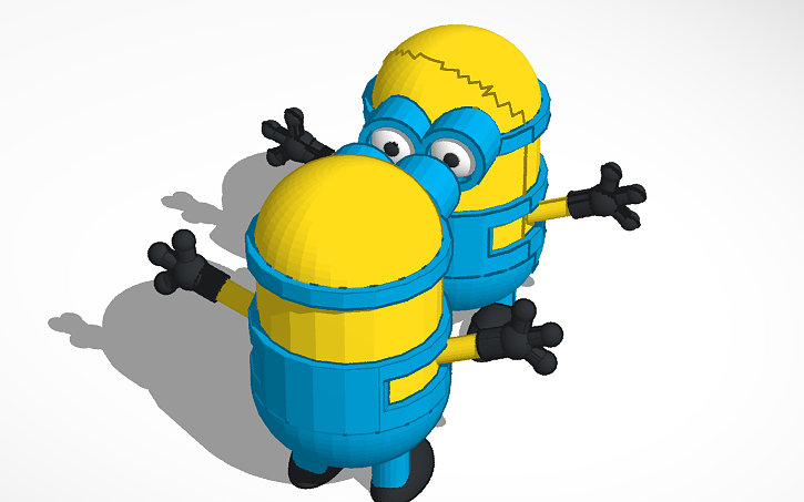 3D design minions - Tinkercad