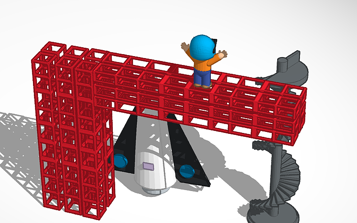 3D design Steam aereoespacial - Tinkercad