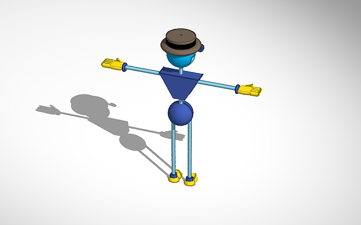 3D design Daddy Long Legs - Tinkercad