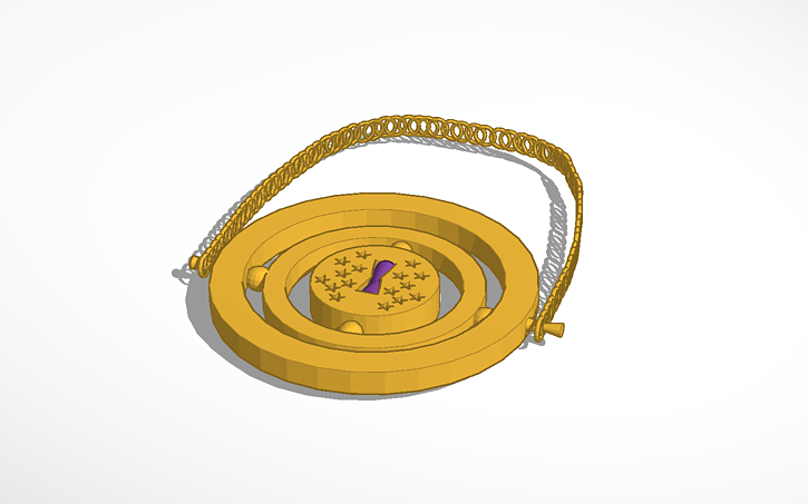 3D design Time Turner - Tinkercad