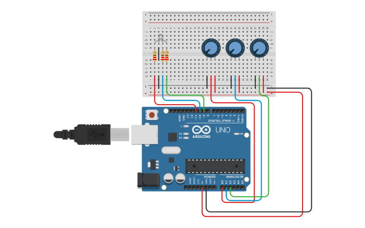 Circuit design TASK 1 | Tinkercad