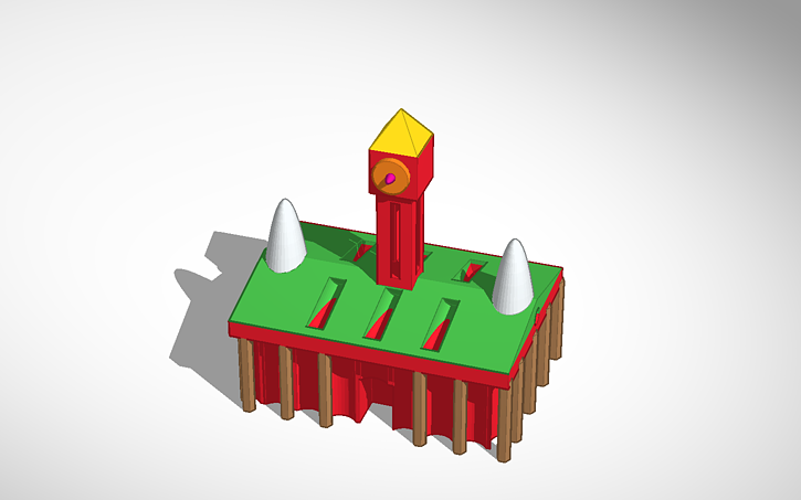 3D design Church Clock Tower | Tinkercad