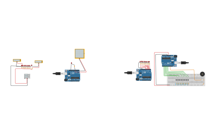Circuit design laboratory exercises 1,2,3,4 - Tinkercad