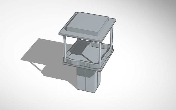 3D design tower - Tinkercad