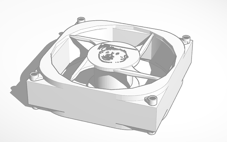 3D design FAN - Tinkercad