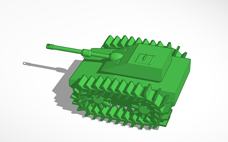 3D design Tank - Tinkercad