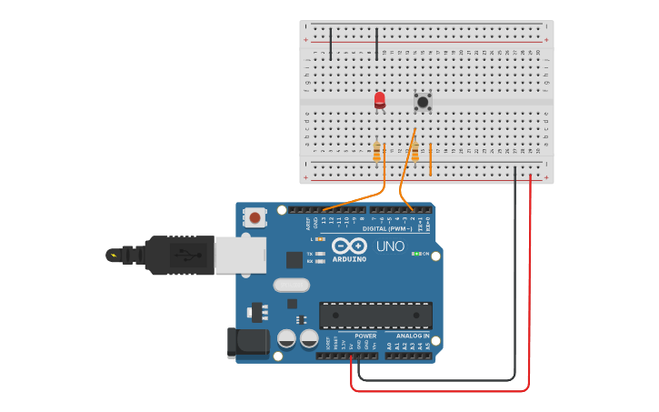 Circuit design ejercicio 6 - Tinkercad