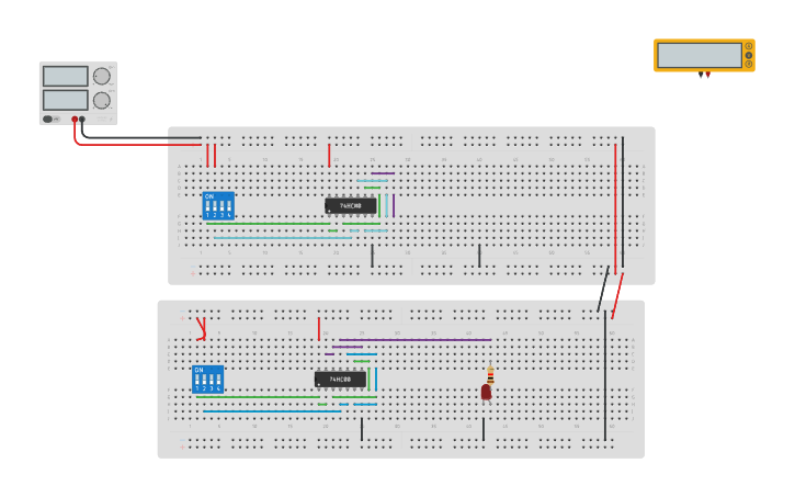 Circuit Design Practical Test 1 Tinkercad
