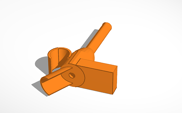 3D design maple syrup tap 2.0 (print with supports) - Tinkercad