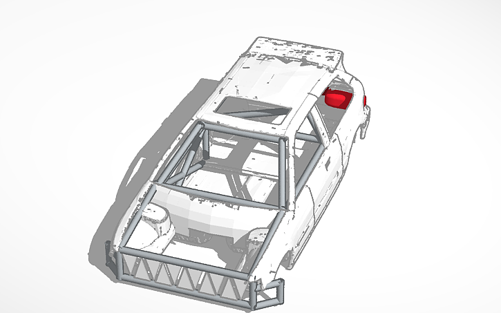 3D design Custom Honda Civic EF - Tinkercad