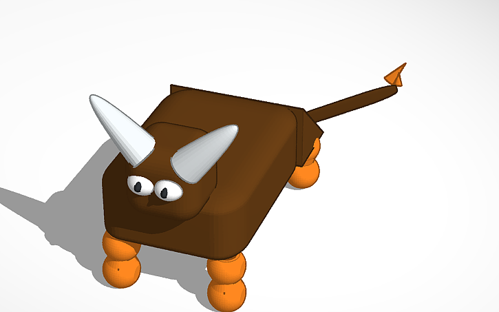 3D design bull of memes lol - Tinkercad
