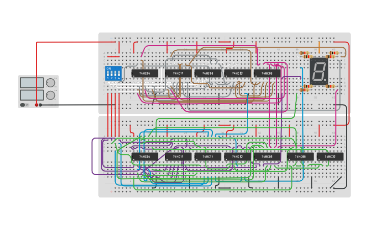Circuit design Display - Tinkercad
