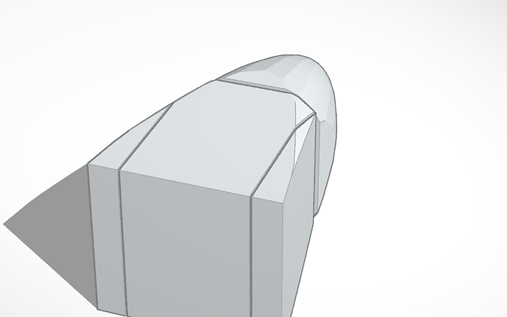 3D design Greenpower car nose - Tinkercad