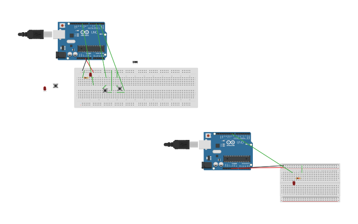 Circuit design changing delay time with time ;) - Tinkercad
