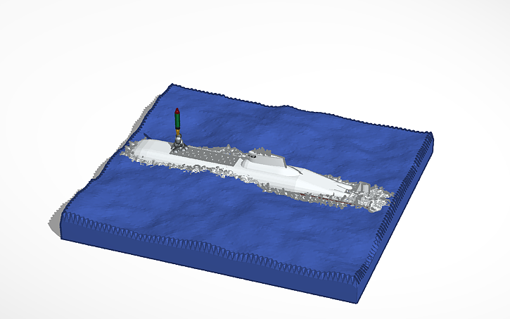 3D design Once in a Red October - Tinkercad