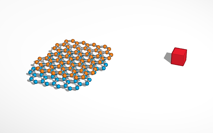 3D design Bilayer Graphene - Bernal Stacking - Tinkercad