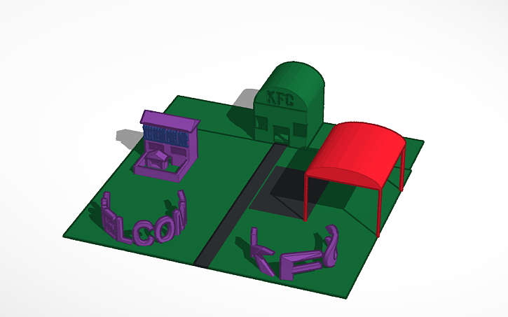 3D design KFC | Tinkercad