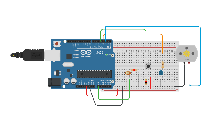 Circuit design Copy of Sean of Scenario 2 Starter File | Tinkercad