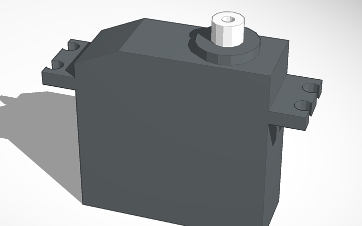 3d Design Servo Tinkercad