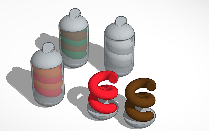 3D design minitaur+phoenix+ghost dna sodas/ minitaur+phoenix rna soda ...