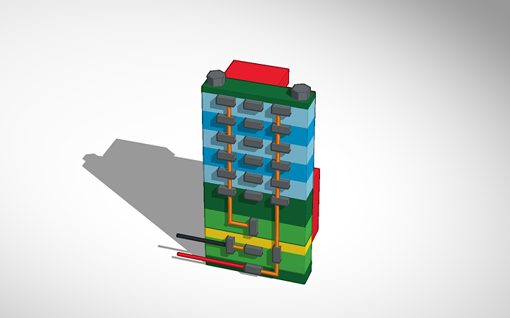 3D design Switched Fuse Block - Tinkercad