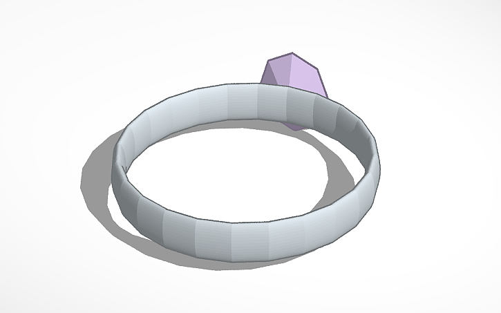 3D design My remix of ring - Tinkercad