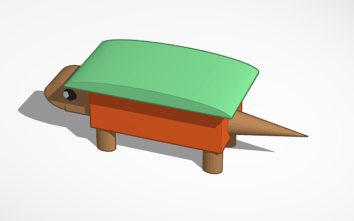 3D design turtle - Tinkercad