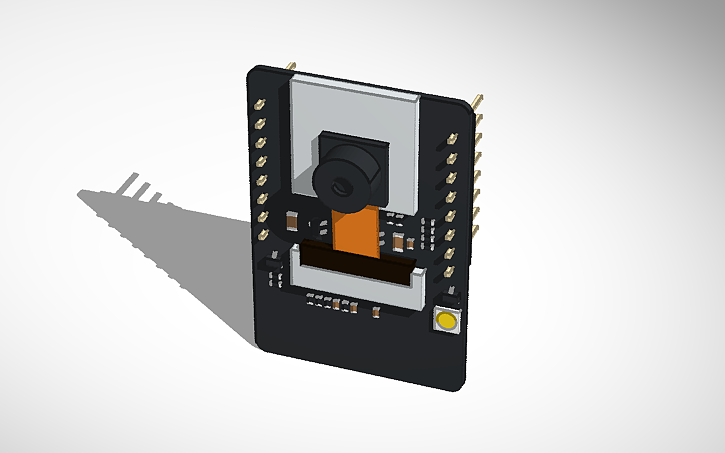 3D design ESP32-CAM - Tinkercad