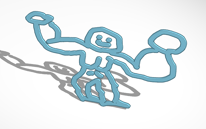 3D design buff guy | Tinkercad