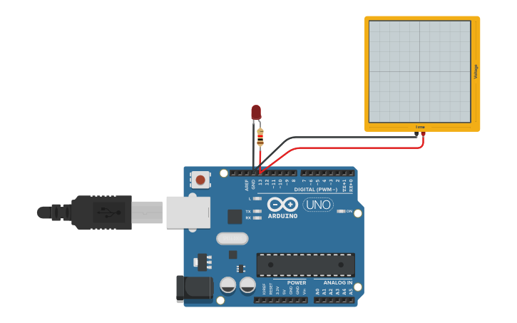 Circuit design จารสอน output compare | Tinkercad