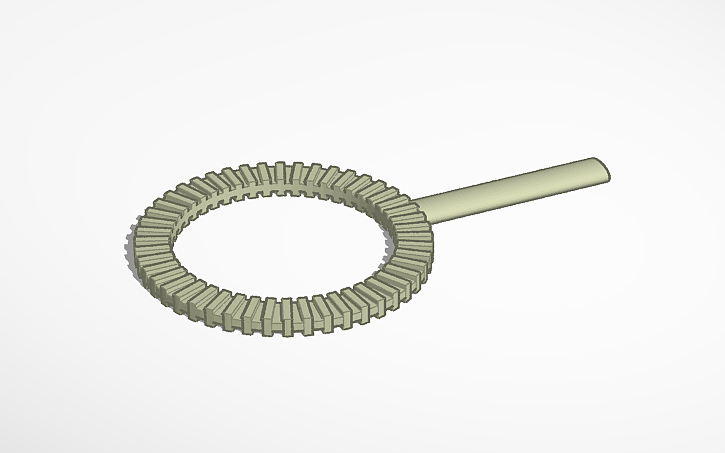 3D design GIANT BUBBLE WAND - Tinkercad