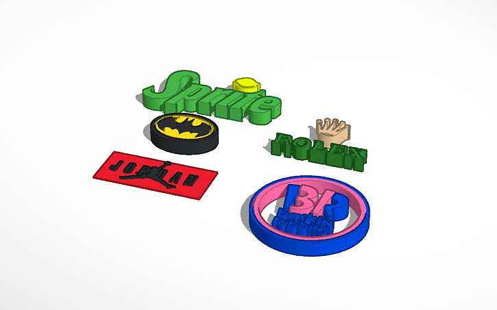 3D design Logos - Tinkercad