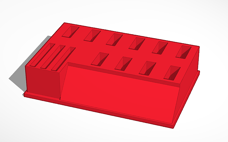 3D design USB Holder - Tinkercad