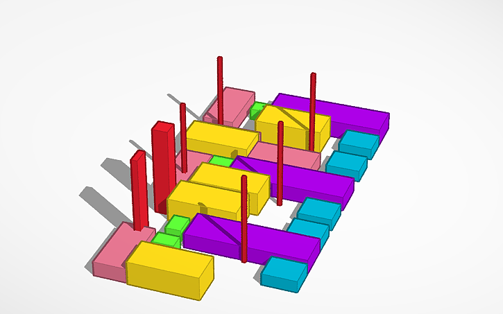 3D design Orion Layout PGO - Tinkercad