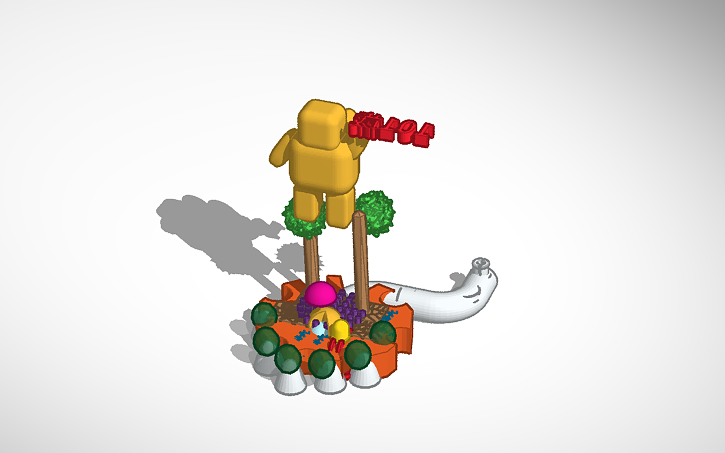 3d Design Dark Forest Cake Tinkercad