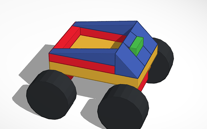 3D design Monster Tesla CyberTruck | Tinkercad