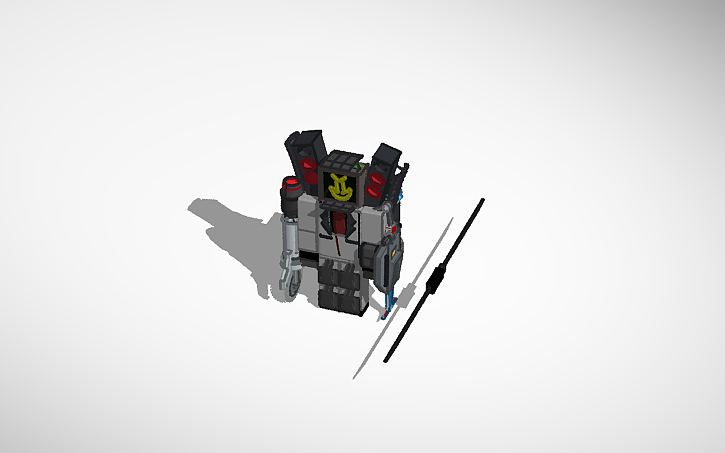 3D design Upg Elite Computer-Man and... - Tinkercad