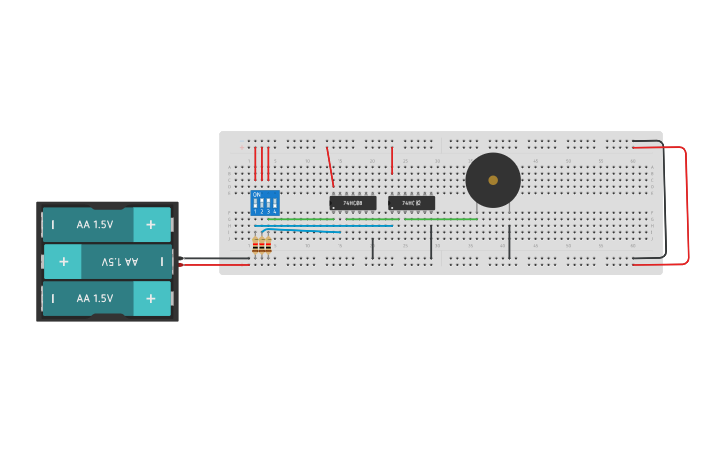 Circuit design pregunta 2 - Tinkercad