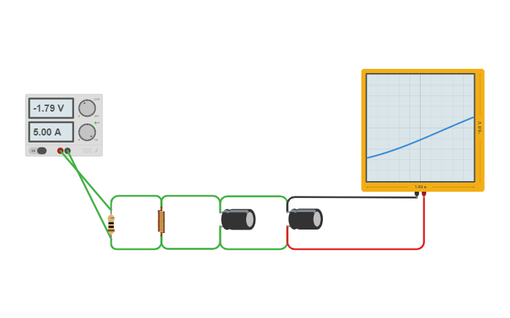 Circuit design Circuito RLC - Tinkercad