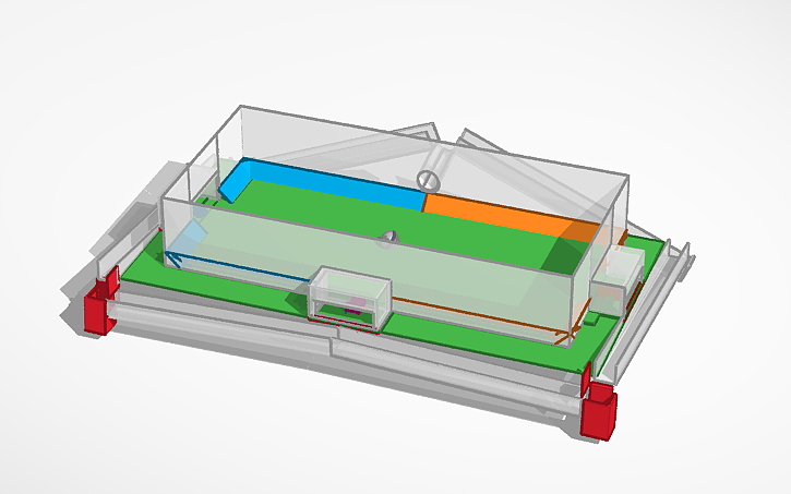 3D design Rocket League 3 player - Tinkercad