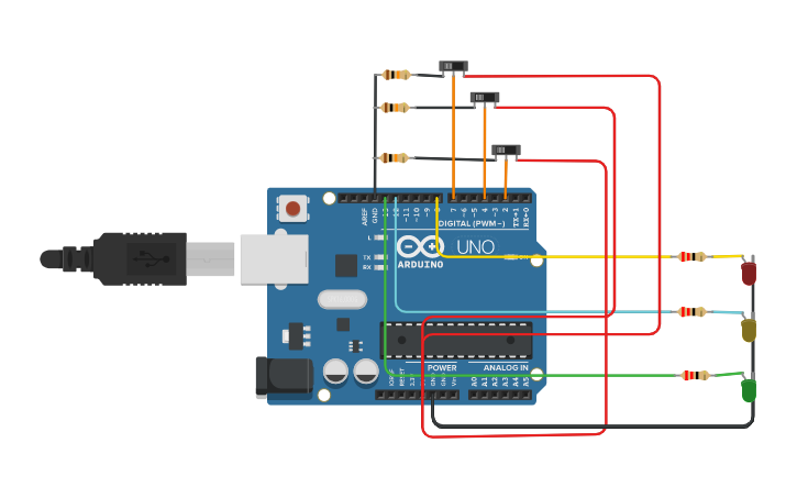 Circuit design 1 - Tinkercad