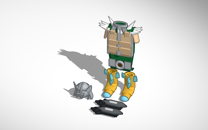 3D design Skyrim armor (mixed tiers) | Tinkercad