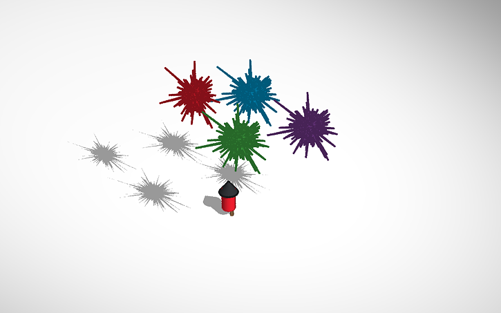 3D design Fireworks | Tinkercad